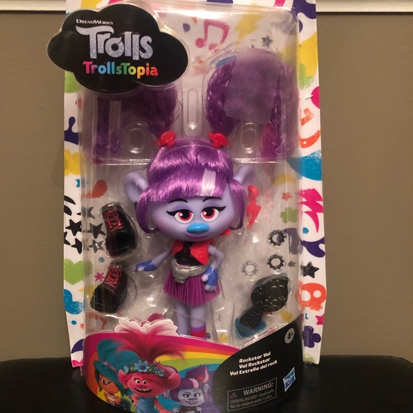 Dreamworks | Toys | Dream Work Trollstopia 8 Rockstar Val Doll | Poshmark